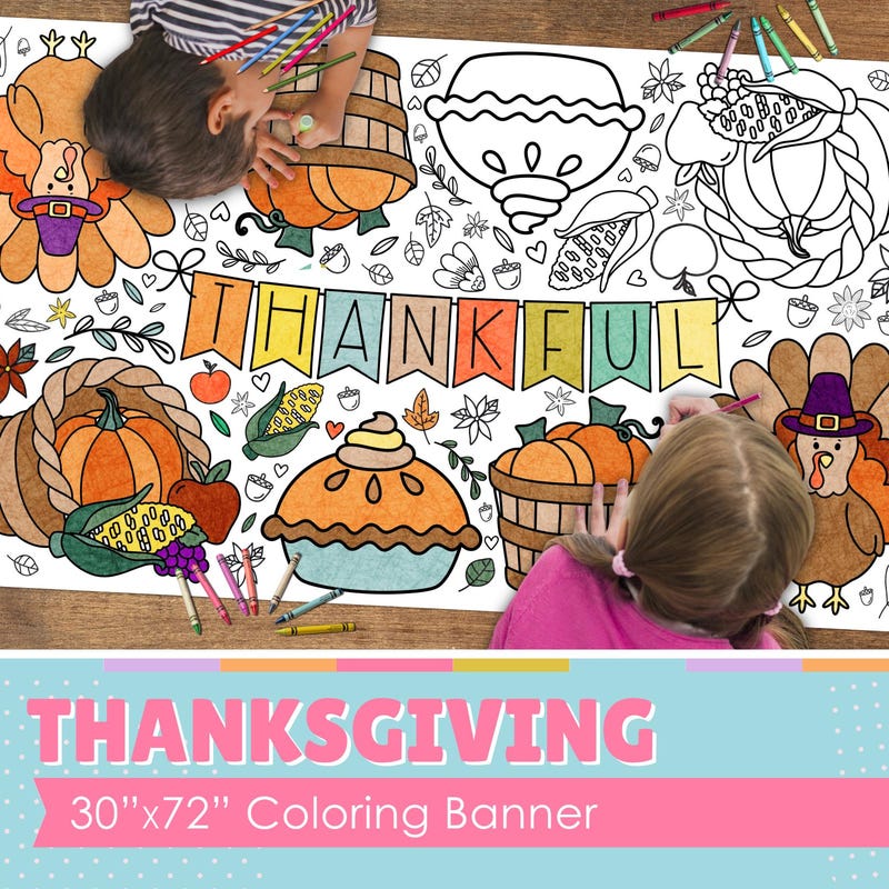 Thanksgiving Banner - Etsy