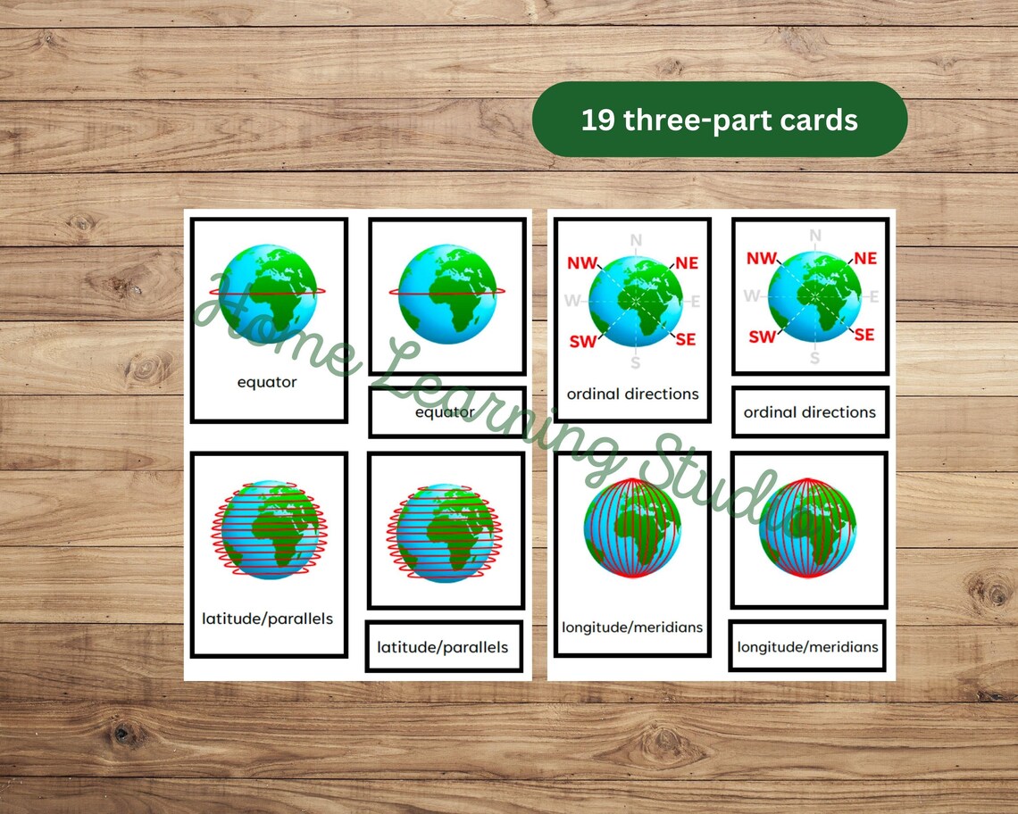 Time Zones of the World Montessori Bundle - Geography and Time Concepts ...
