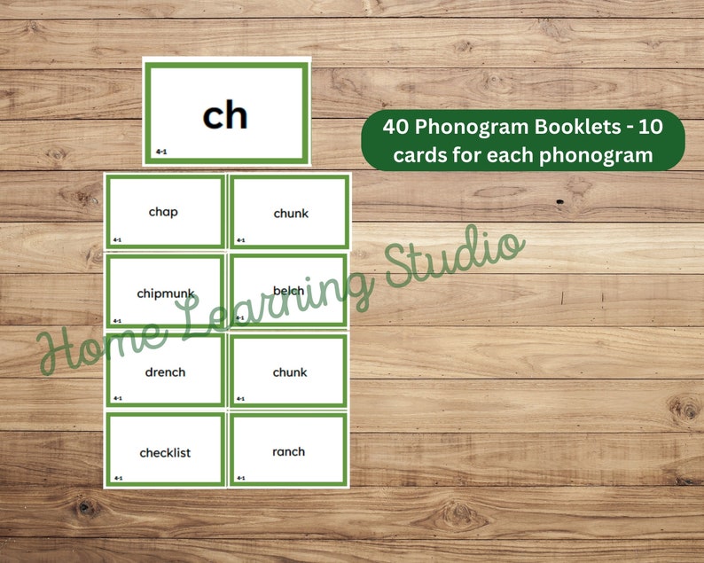 Montessori Green Language Series | Comprehensive Reading Program for ...