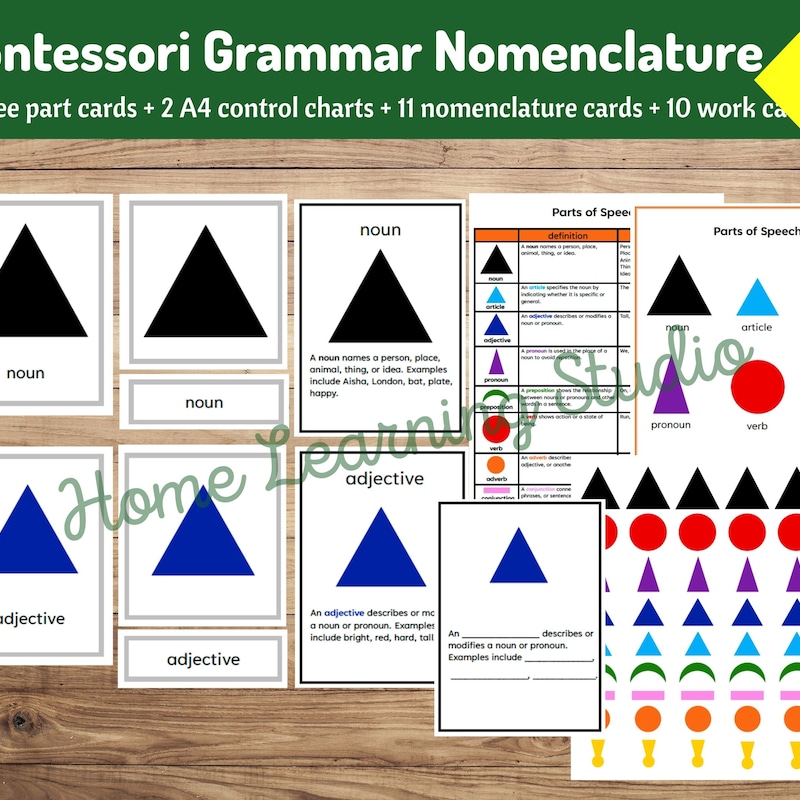 Montessori Grammar - Etsy