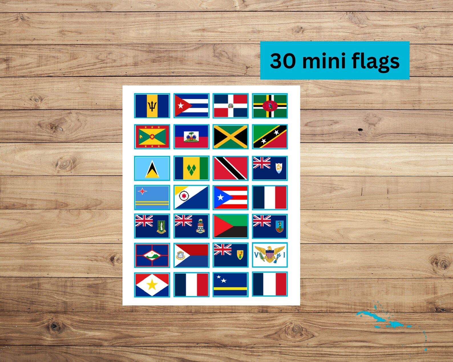 Flags of the Caribbean | Montessori Geography | Caribbean Countries and ...