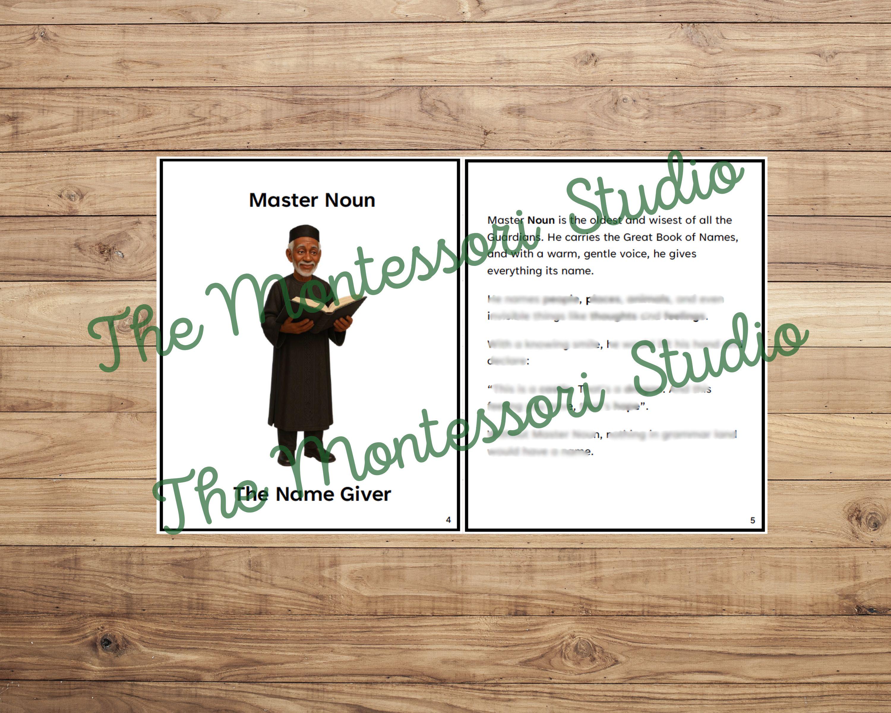 Montessori Grammar Story: the Nine Guardians of Grammar Land ...