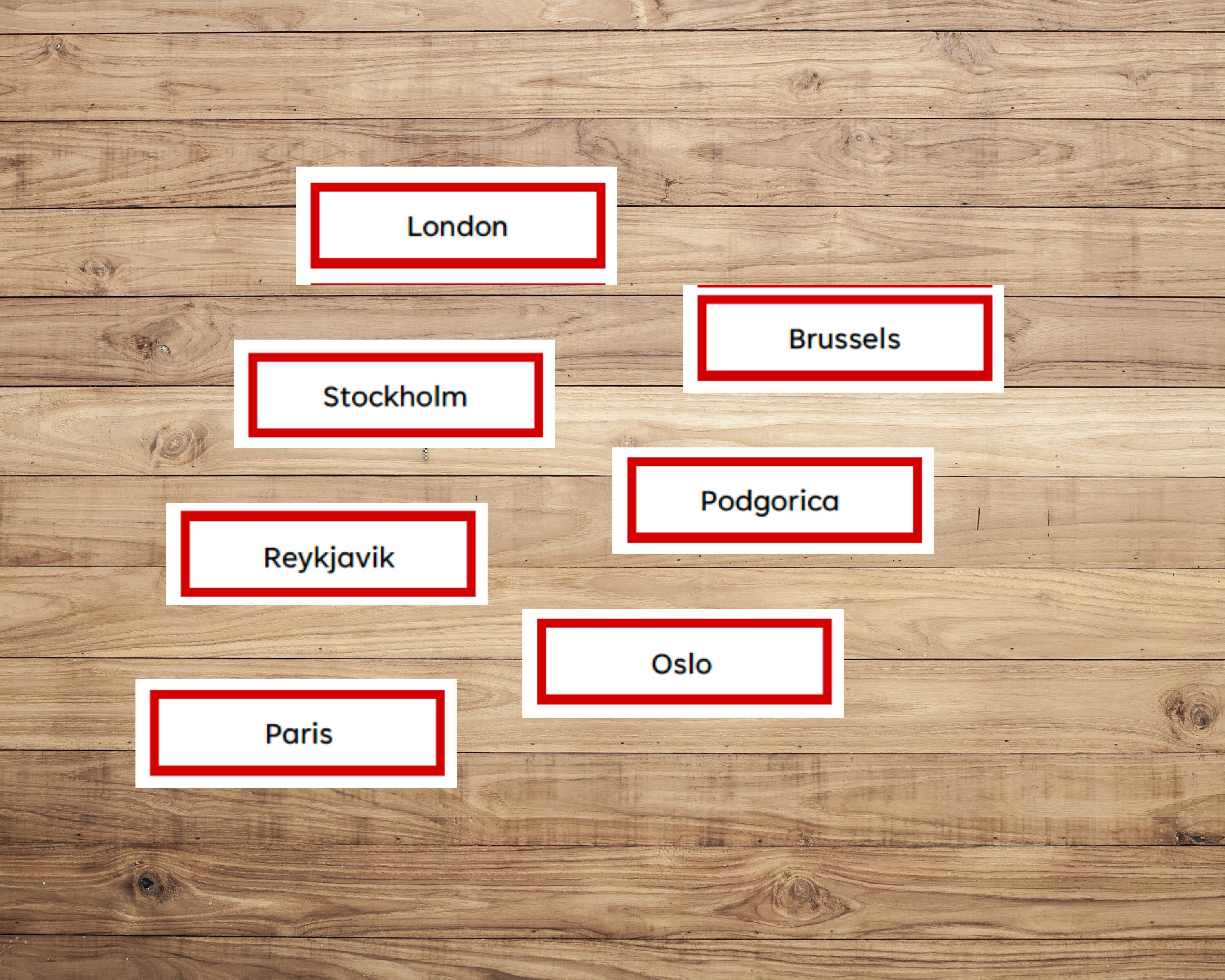 Flags and Countries of Europe Montessori Bundle | European Countries ...