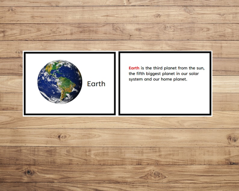 Layers of the Earth Bundle 7 Montessori 3-part Cards 7 Description ...