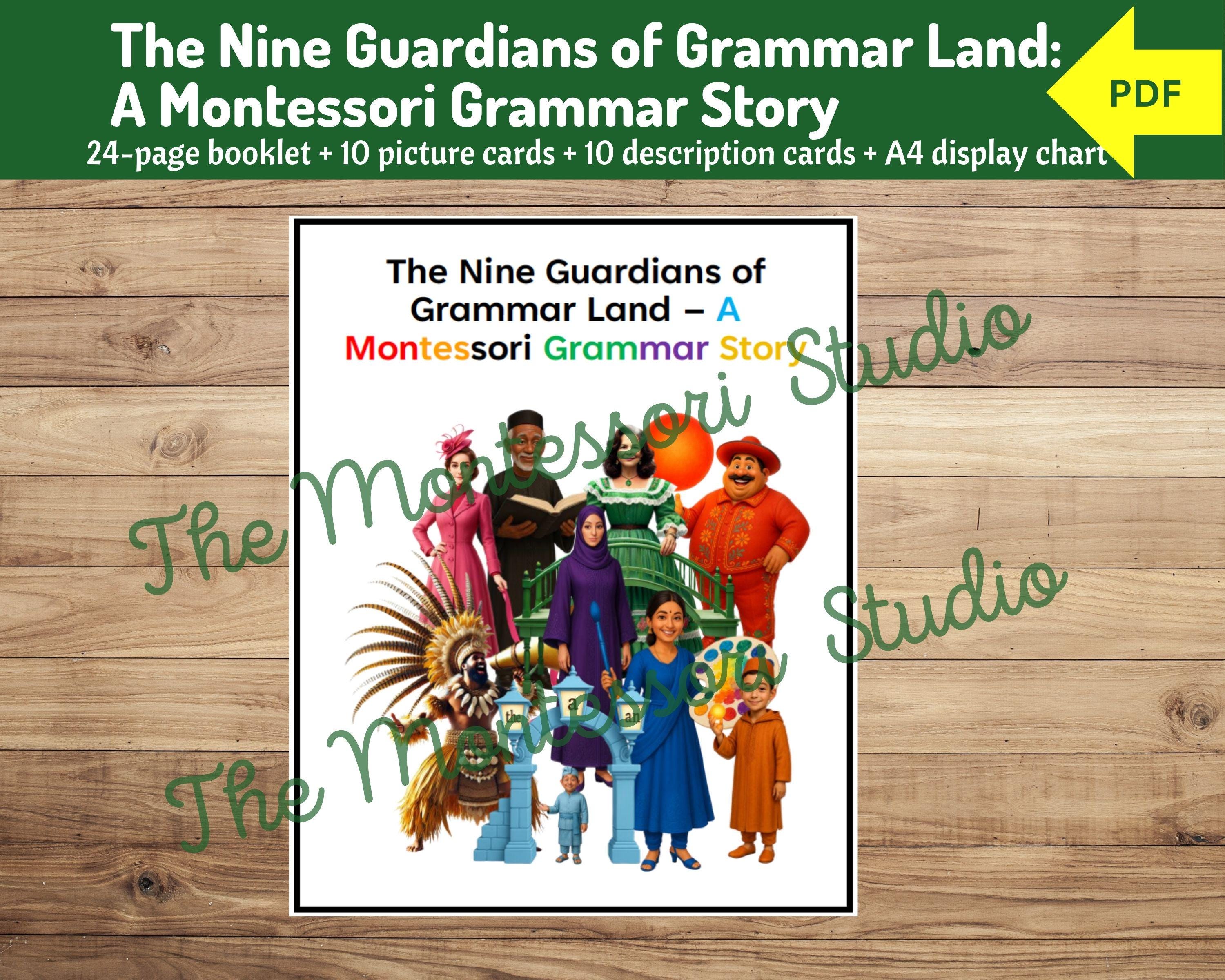 Montessori Grammar Story: the Nine Guardians of Grammar Land ...
