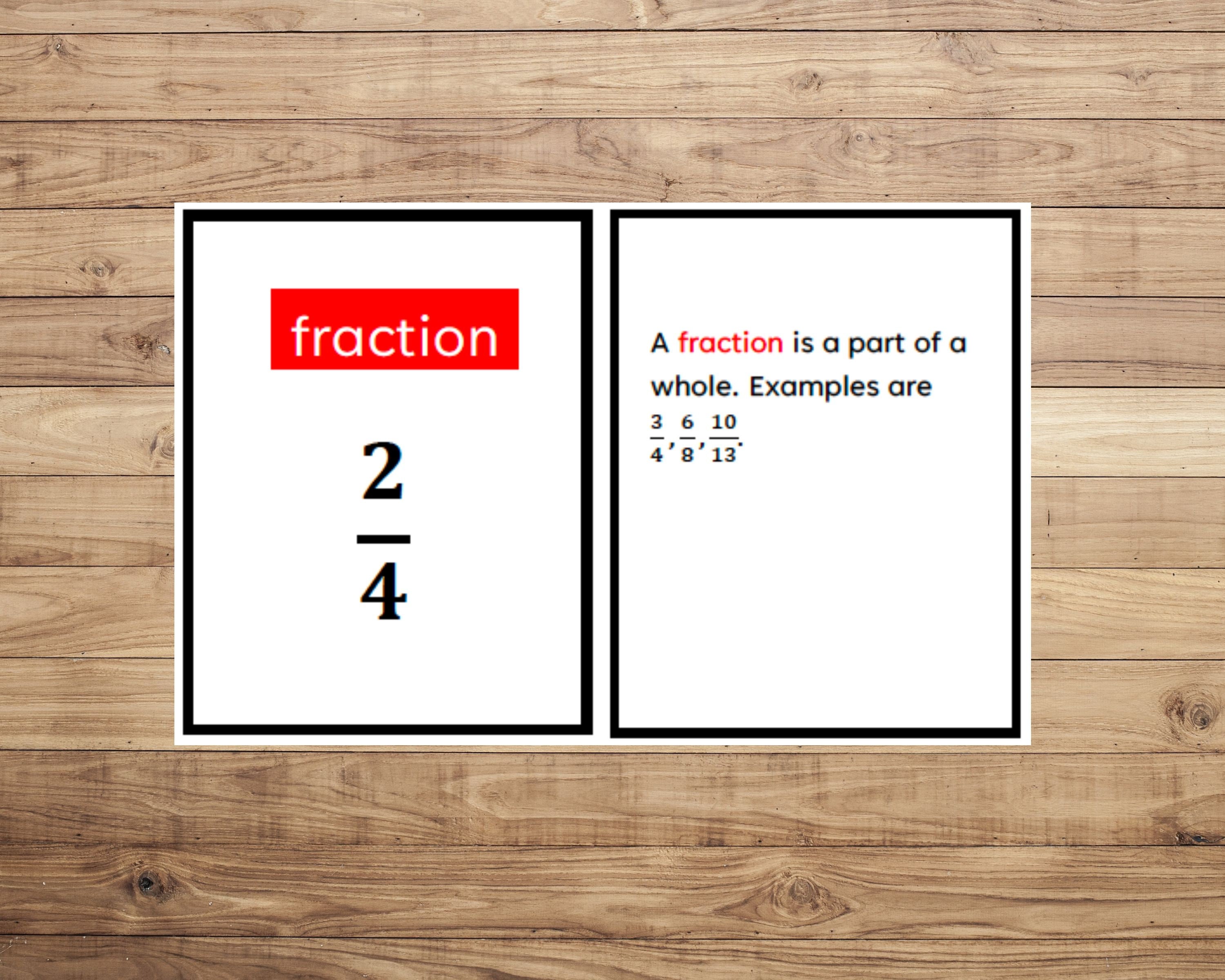 Introduction to Fractions | Montessori Cards and Colouring | KS1 and ...