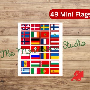 Flags of Europe | Montessori Geography | European Countries & Capitals ...