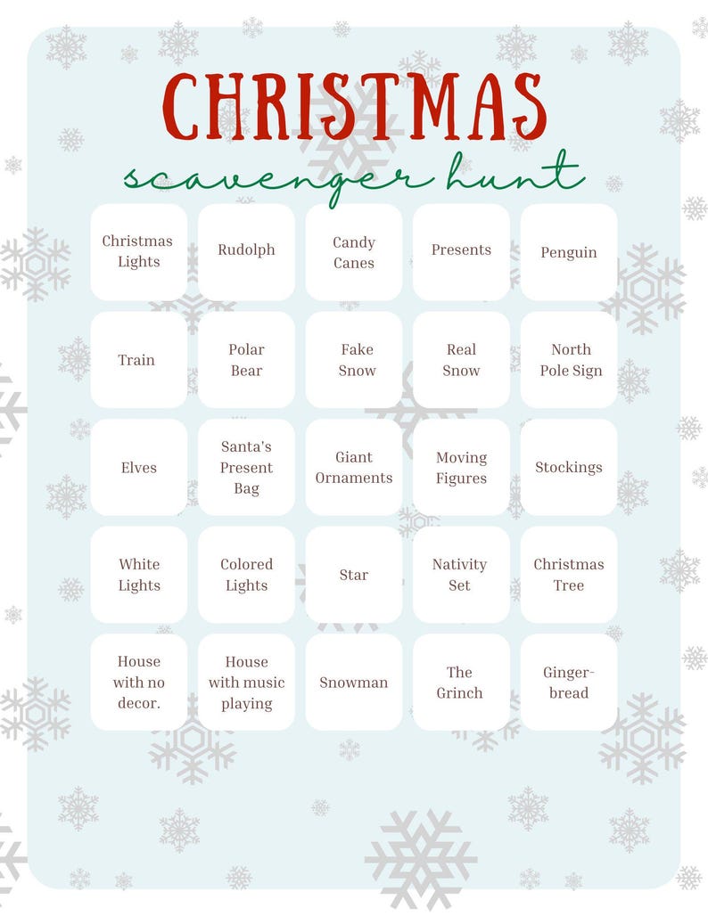 Christmas Activities & Poster Bundle - Etsy
