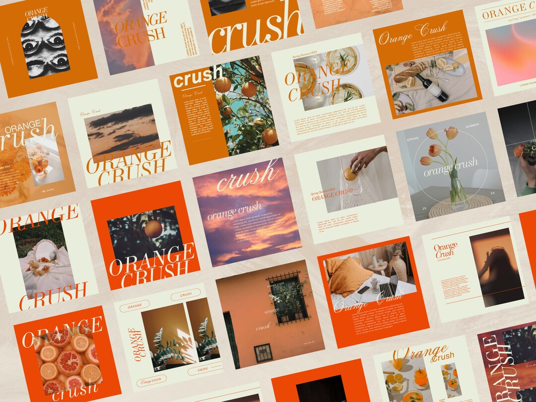 Customizable Instagram Templates | Social Media Design (digital) - Etsy