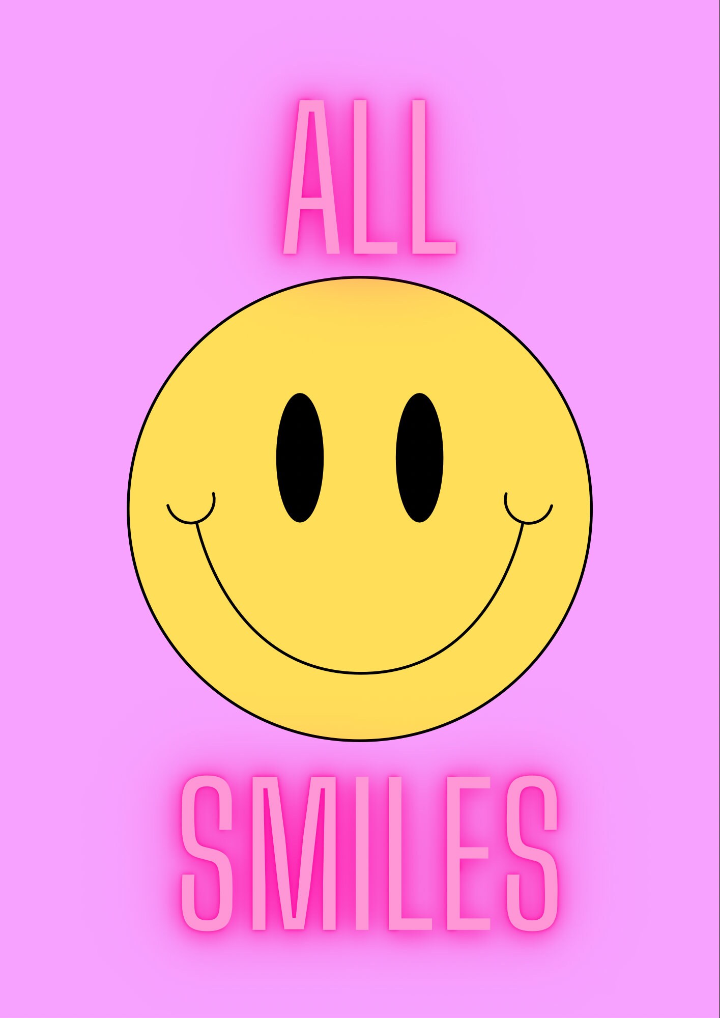 Smiley Face Wall Decor Pack-digital Printouts - Etsy