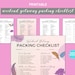 Weekend Getaway Packing List Printable (PDF & PNG) - Etsy