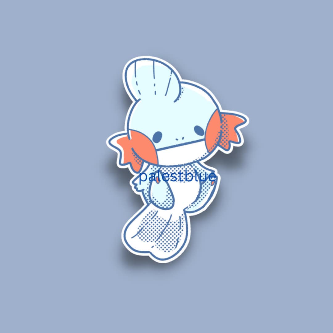 Mudkip Pokemon Sticker Cute Kawaii Stationary - Etsy