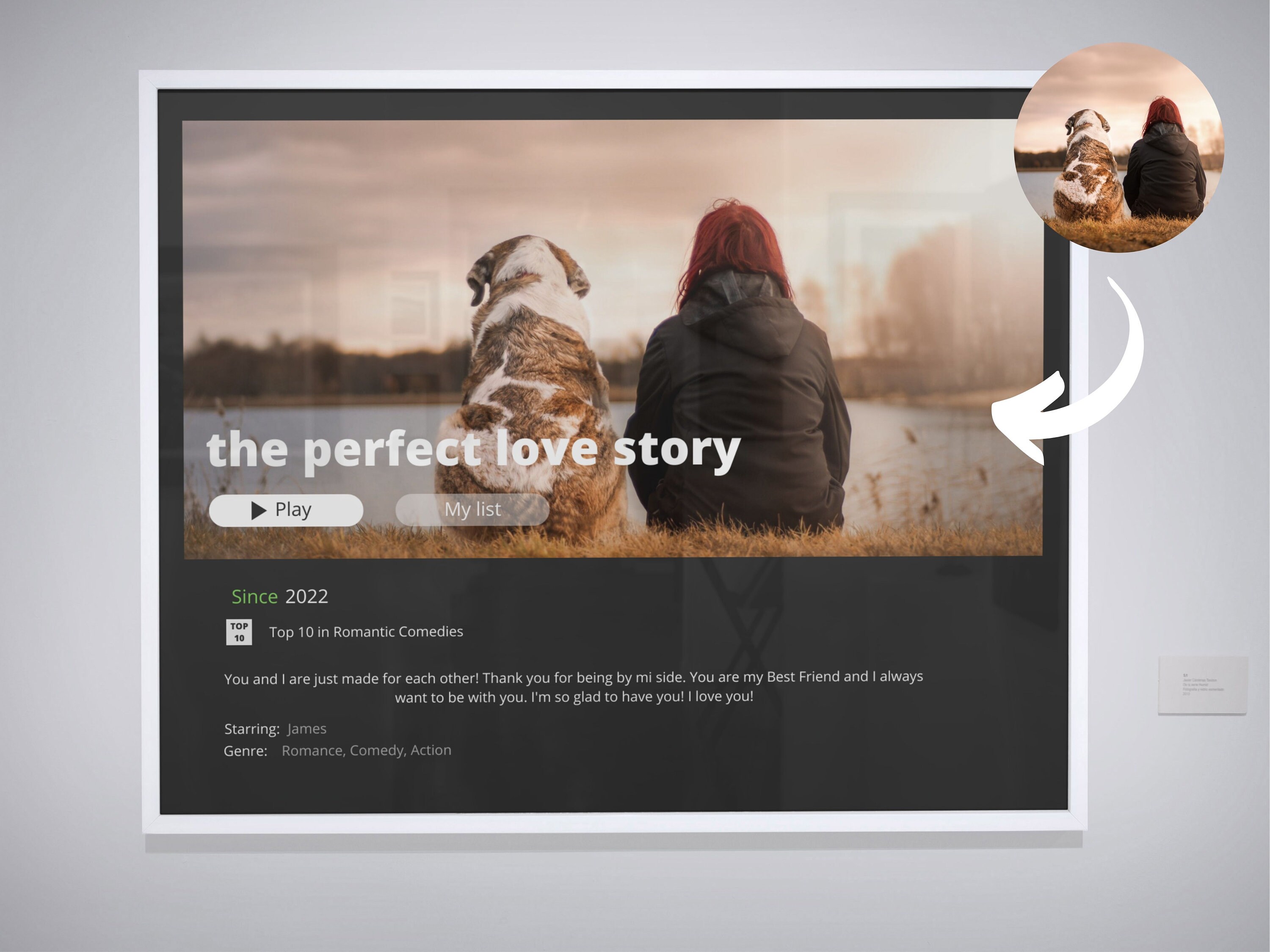 Custom Movie Poster | Portrait From Photo | Custom Gift | Weddings ...