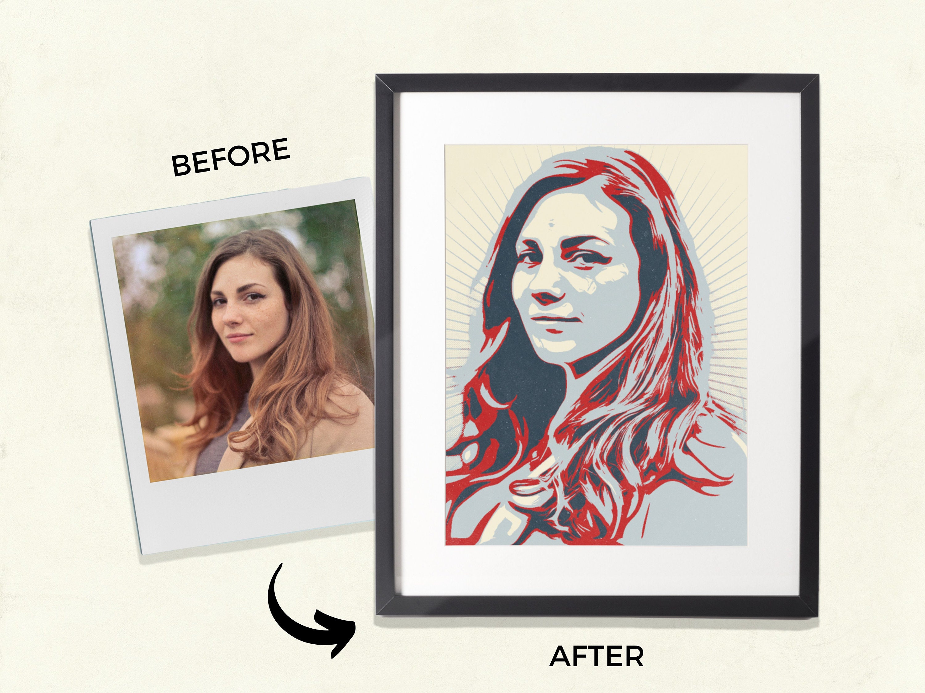 Custom Portrait Vector Style Portrait Unique Custom Portrait Custom ...
