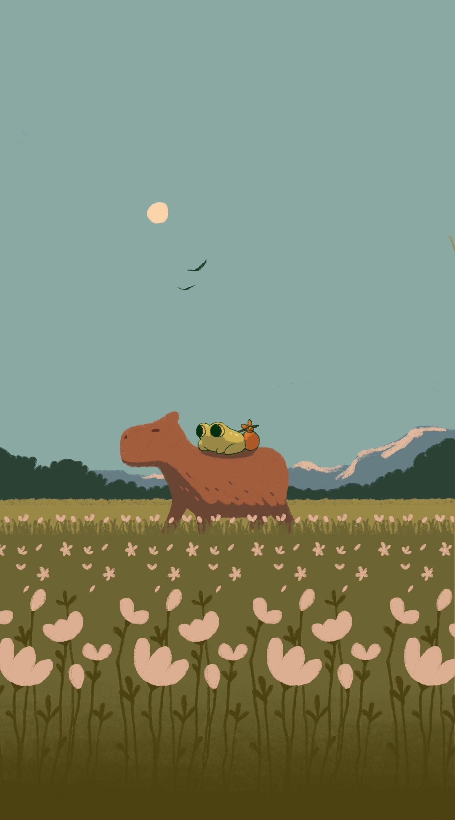 Capybara Cat Live Animated Digital Background HD GIF 3-pack - Etsy