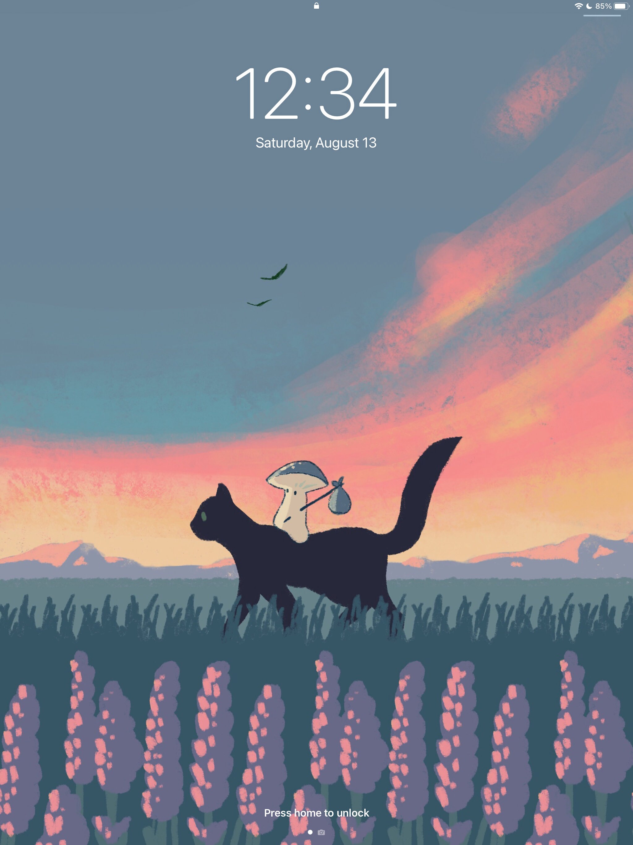 Paquete de 5 GIF de fondo digital animado en vivo con gatos y hongos ...