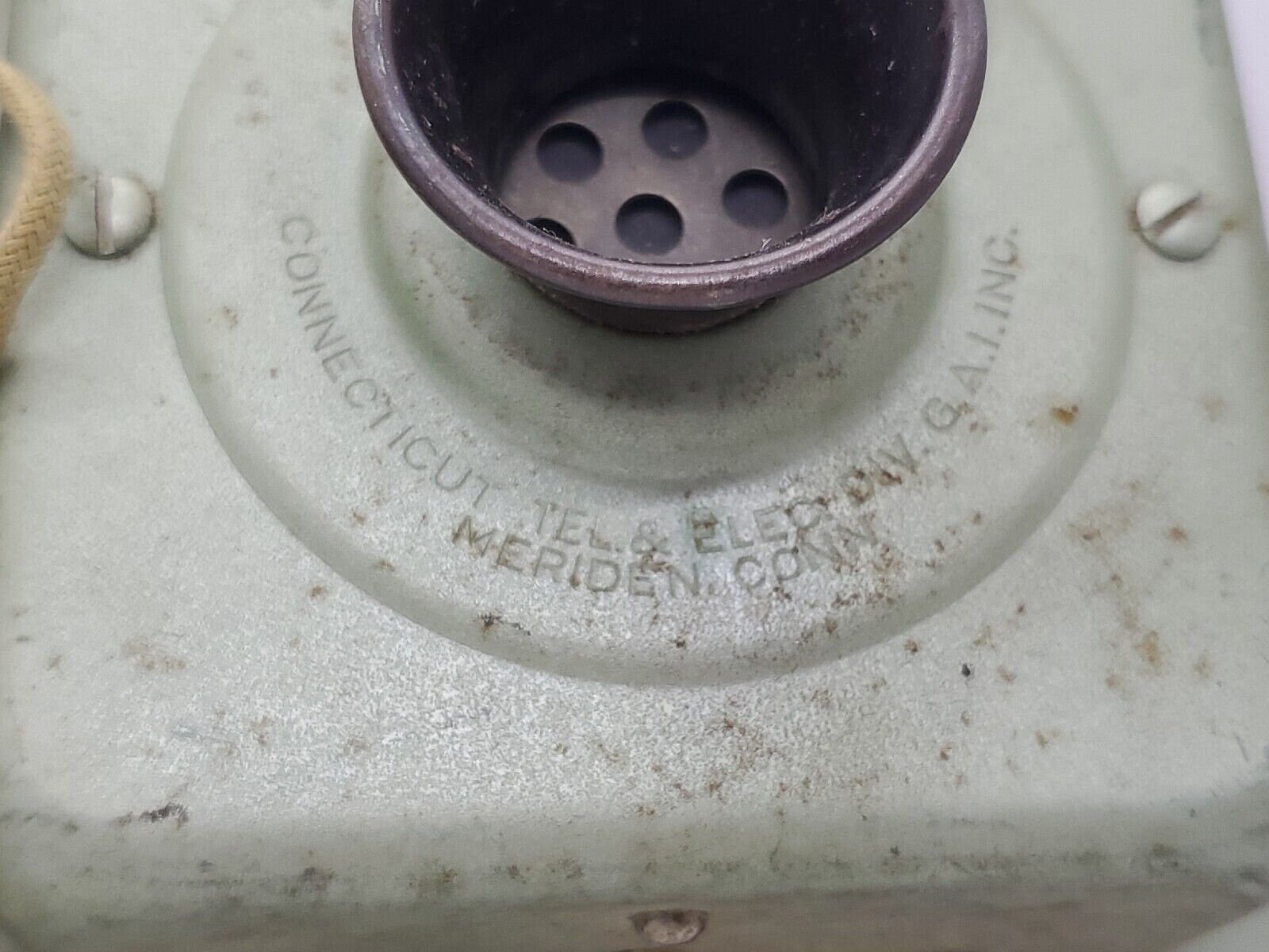 Vintage Connecticut Telephone and Electric Co. Meridian Wall Box ...