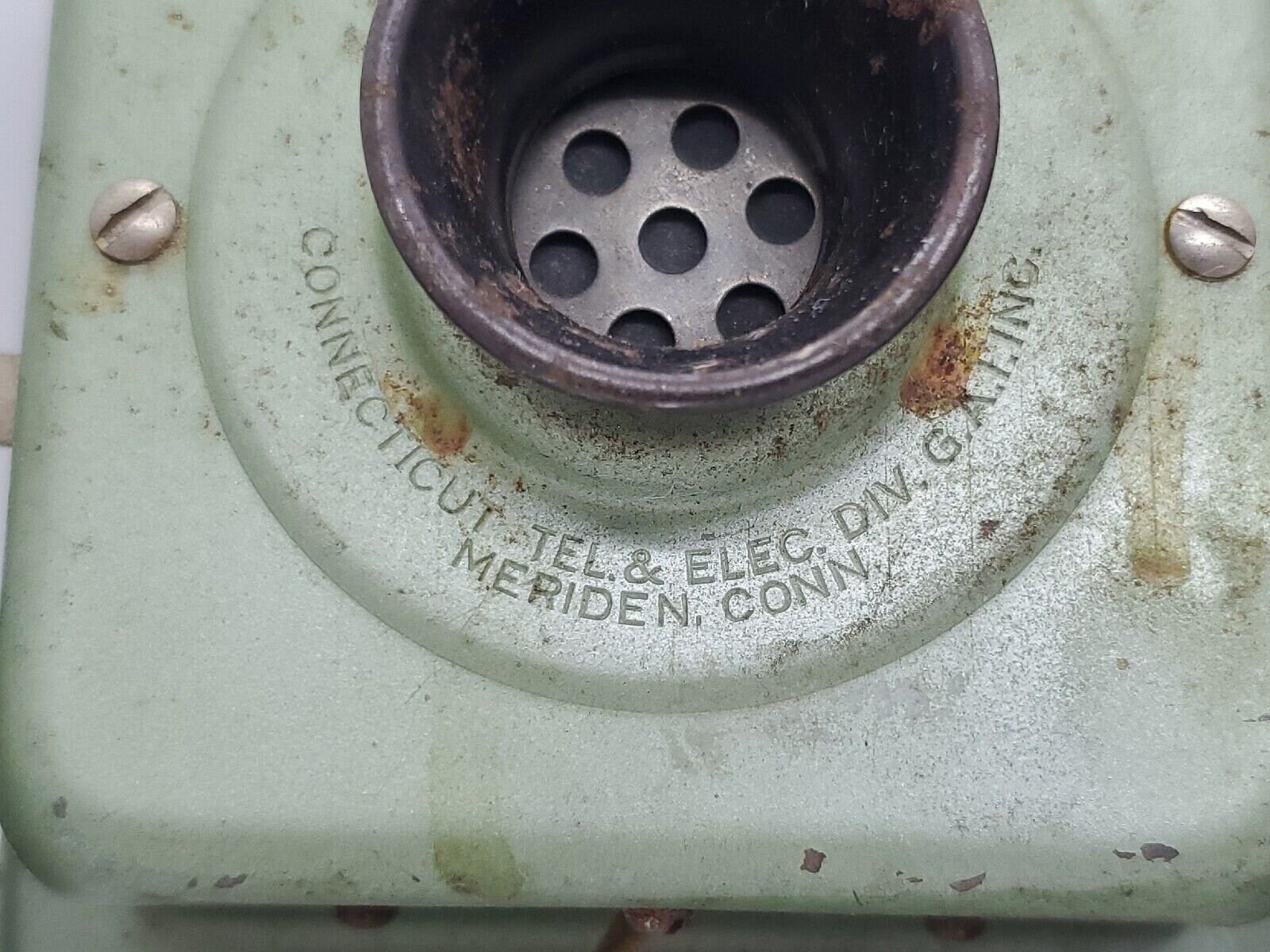 Vintage Connecticut Telephone and Electric Co. Meridian Wall Box ...