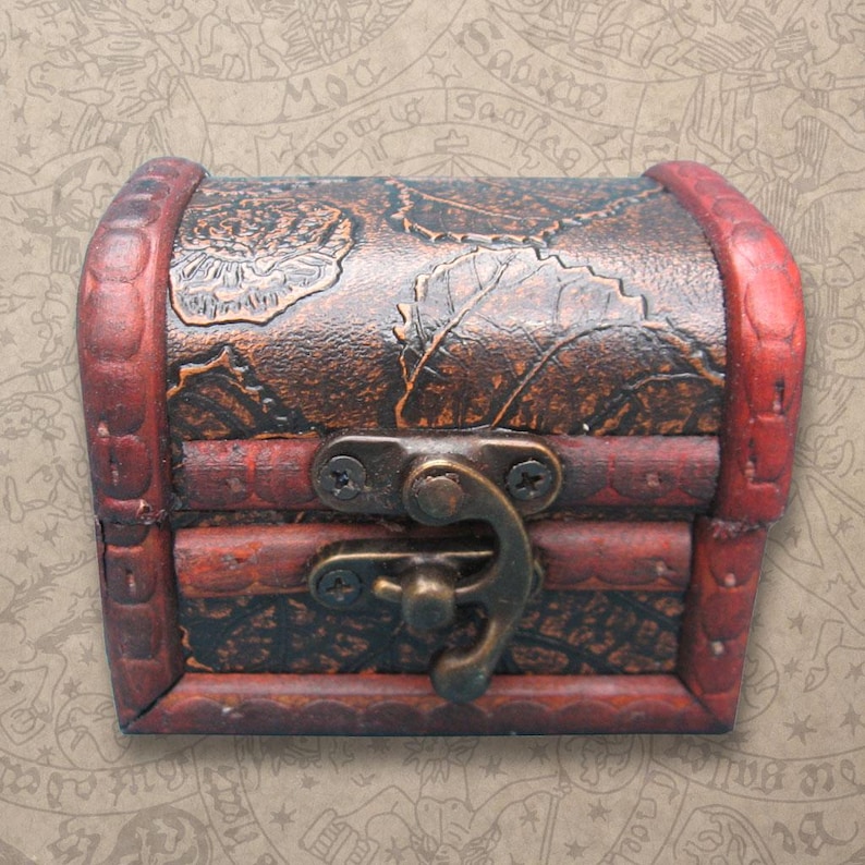 Mini Treasure Chest With Latch (one Piece) - Choose Style! - Etsy