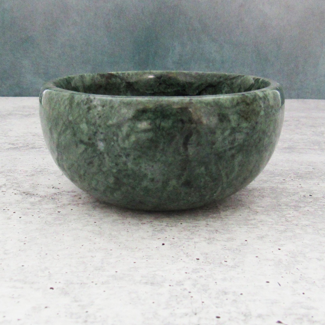 Green Marble Bowl - 4 Inches - Etsy