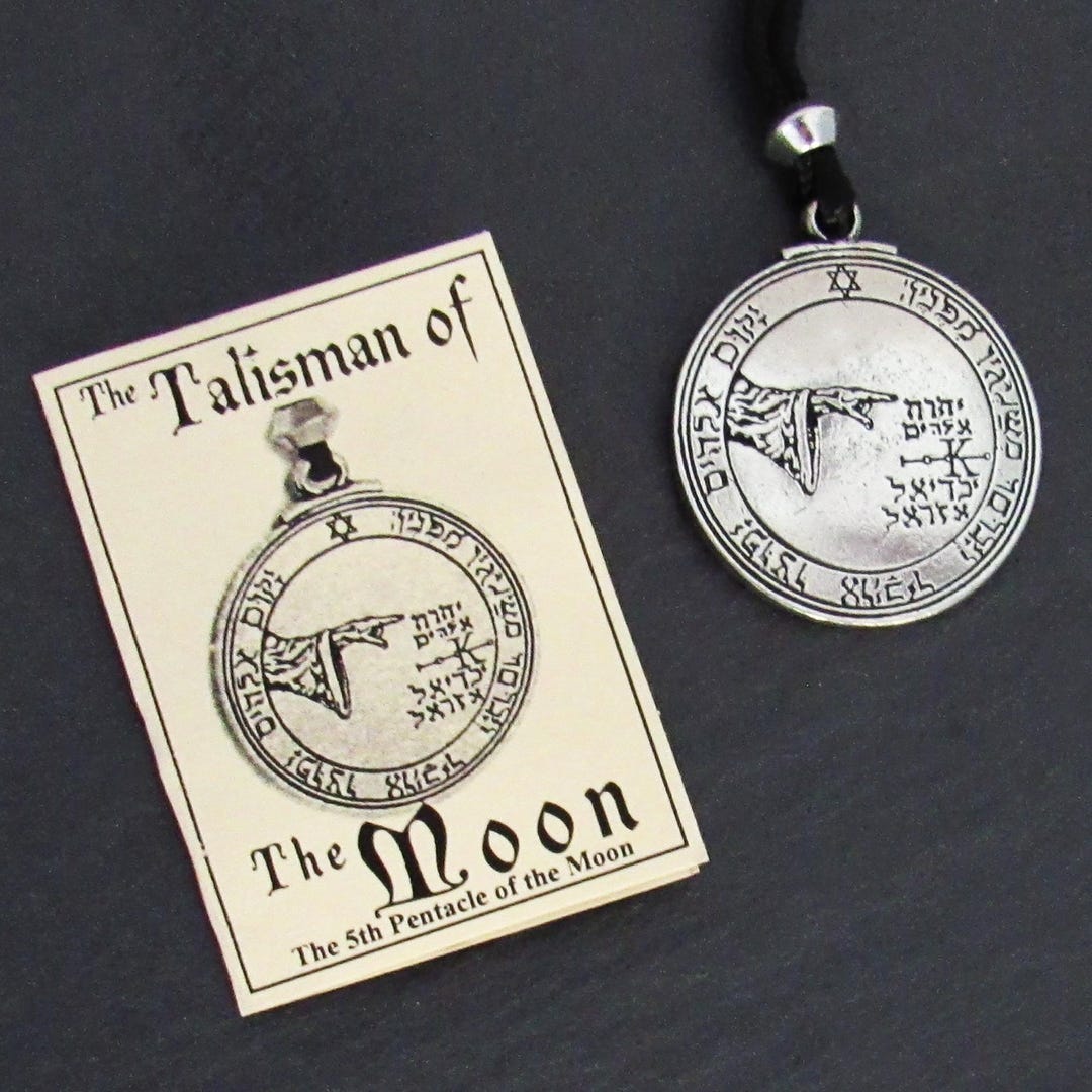 Planetary Talisman of the Moon (pewter) - Etsy