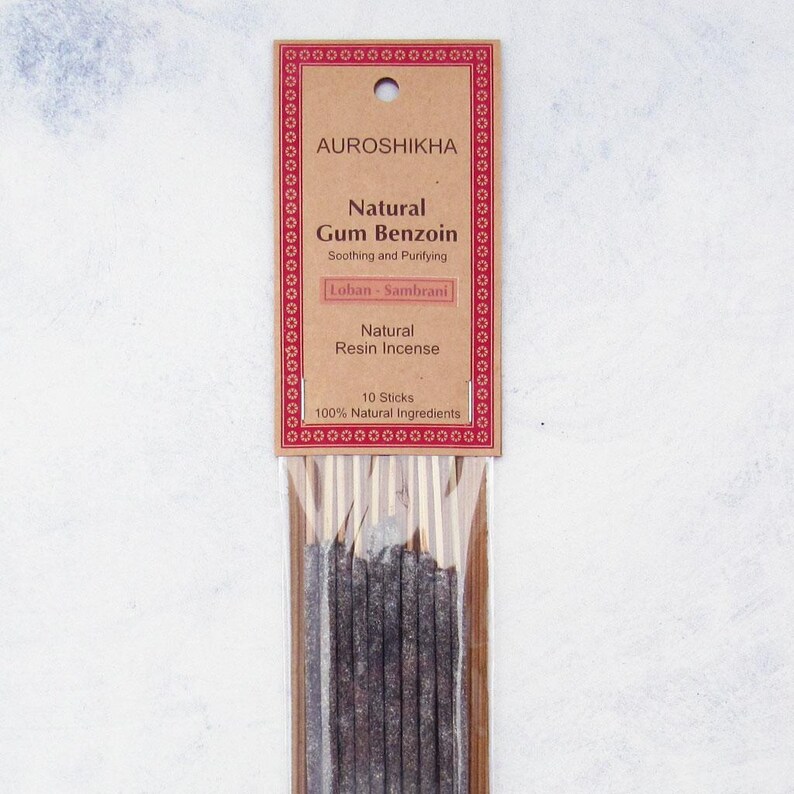 Auroshikha Resin Incense Sticks - Package of 10 Sticks - Choose Scent ...