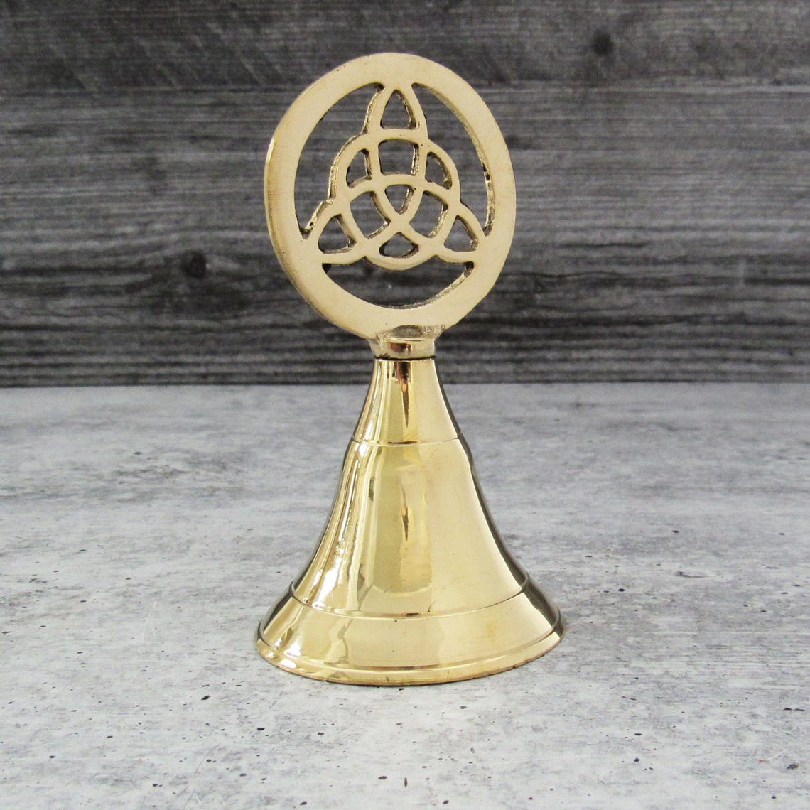 Brass Triquetra Altar Bell - Etsy