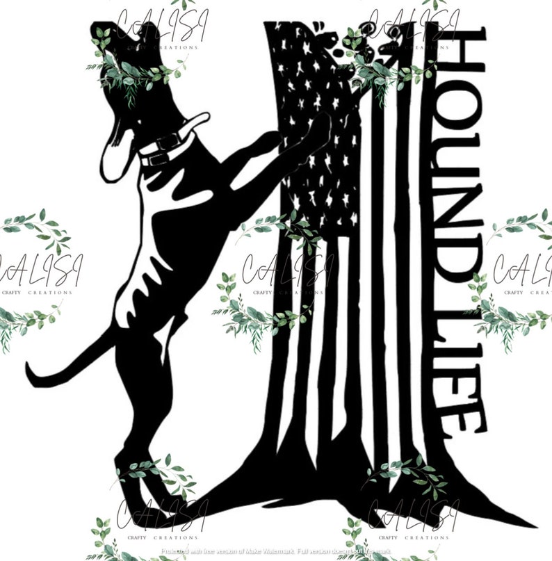 Hound Life Hound Dog Treeing SVG PDF PNG Digital Download - Etsy Denmark