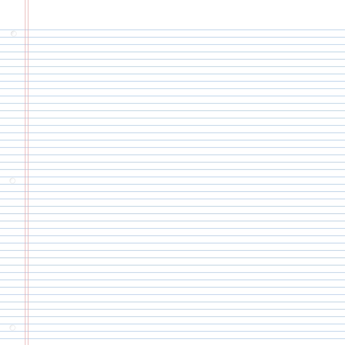 Lined Notebook Paper PNG, Digital Download, School Paper PNG ...