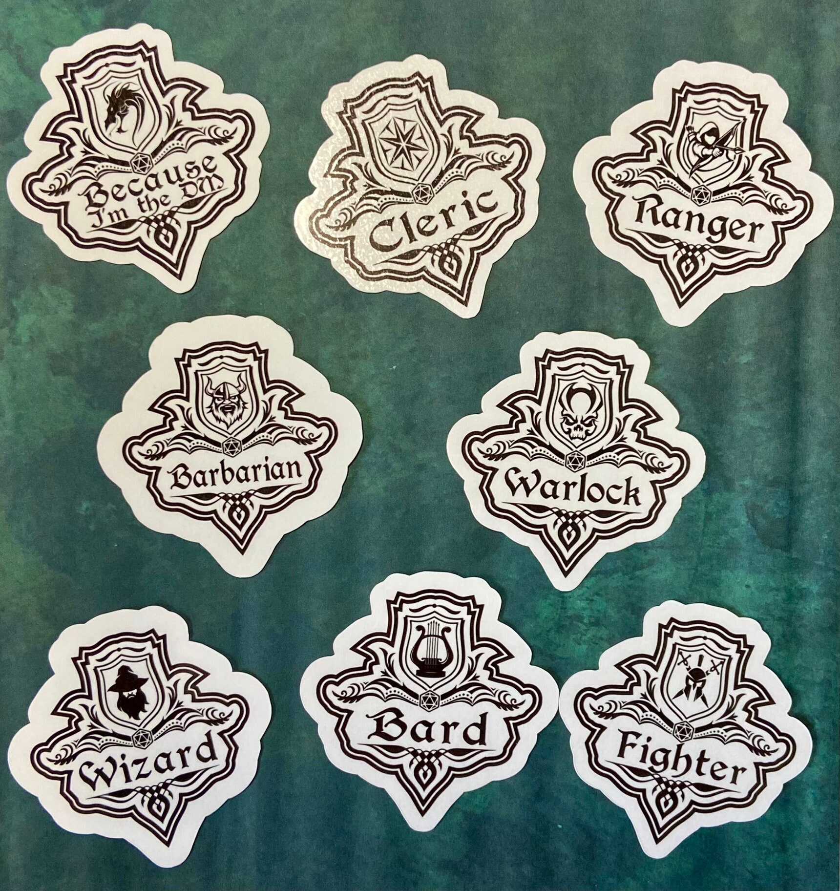 Dnd Decals Class Icon Stickers for PC, Laptop, Journals - Etsy