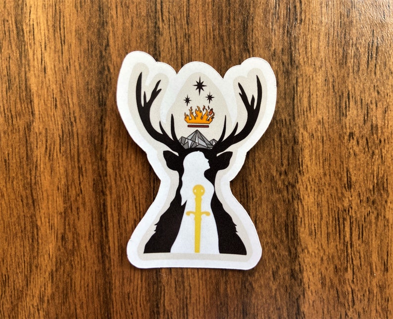 Hand Drawn Fantasy Themed Stickers / Sarah J Maas / ACOTAR / TOG - Etsy