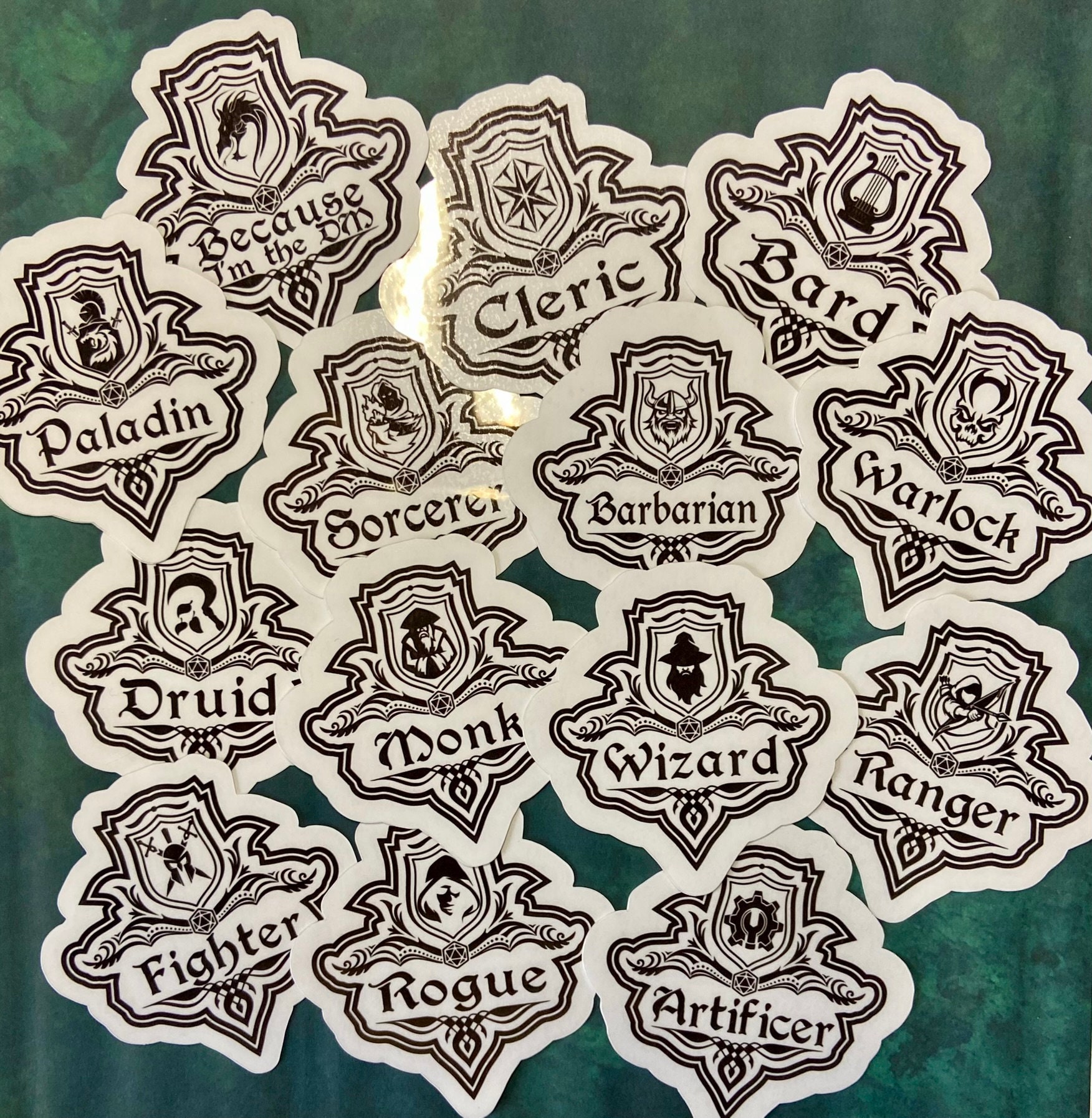 Dnd Decals Class Icon Stickers for PC, Laptop, Journals - Etsy