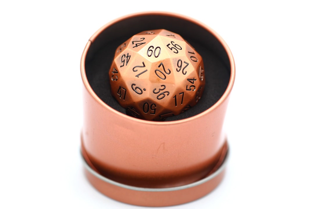 BRD6004 Titan's Fist Metal D60 Dice Ancient Copper - Etsy