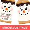 Smores Snowman Printable Gift Tags, Christmas Instant Download, Print ...