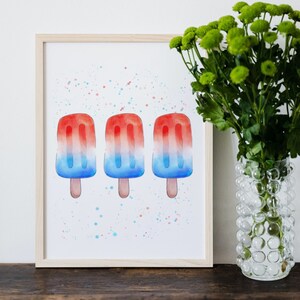 Bomb Pop Print, Summer Printable Sign, Gallery Wall Decor, Instant ...