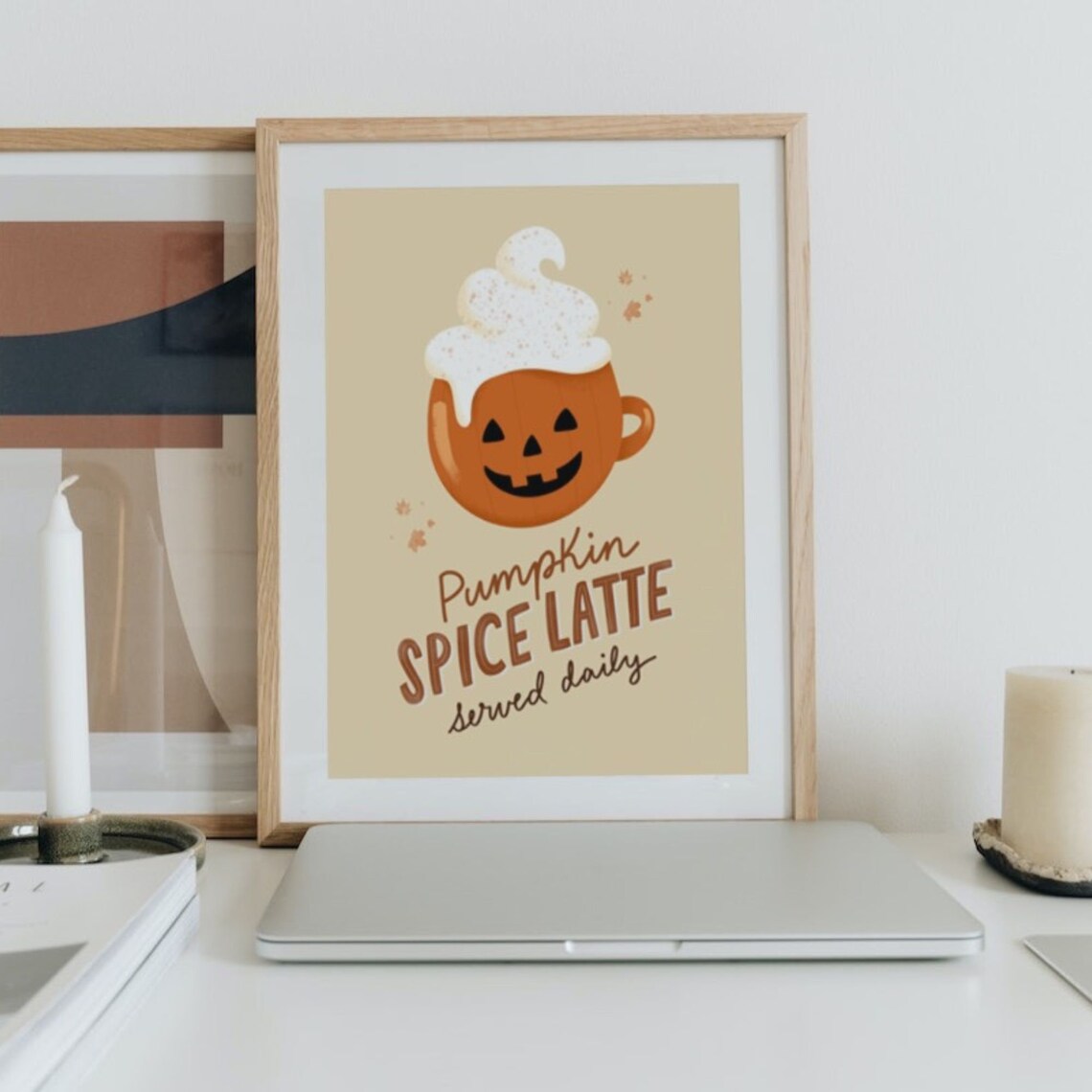 PRINTABLE Pumpkin Spice Latte Sign Fall Decor Coffeehouse - Etsy