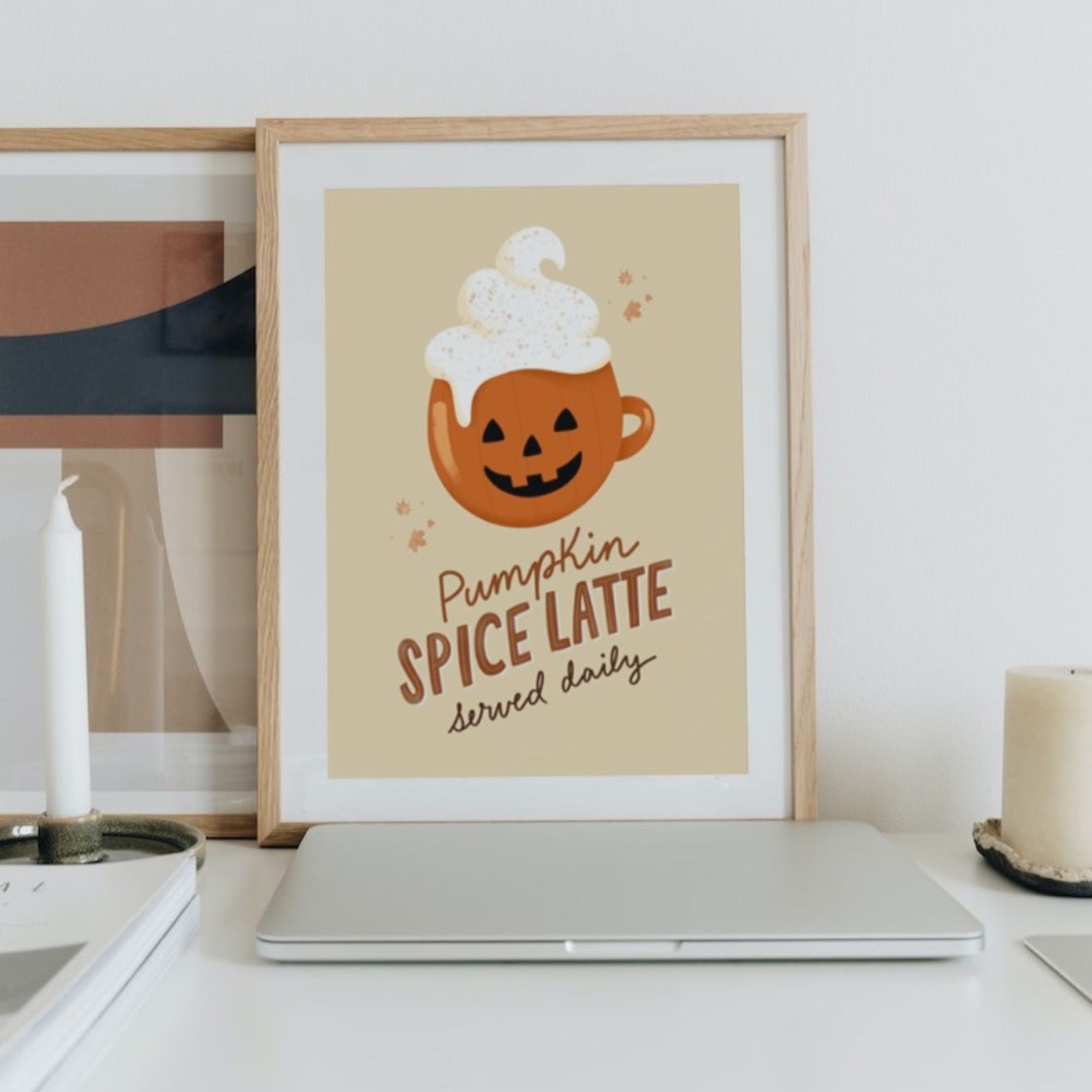 PRINTABLE Pumpkin Spice Latte Sign Fall Decor Coffeehouse - Etsy