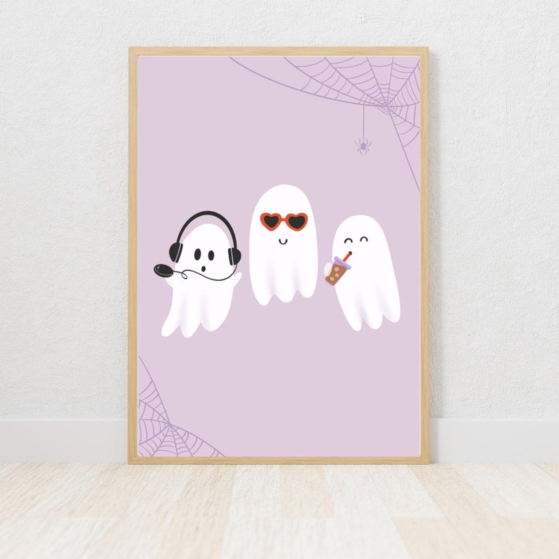 Halloween Wall Art, Hear No Evil See No Evil Speak No Evil, Spooky ...