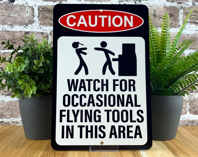 Metal Warning Sign, Do Not Dumb Here, No Dumb Area, Funny Sarcastic ...