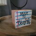Handpainted Wood Block, "made to Teach" – Teacher Gift - Etsy