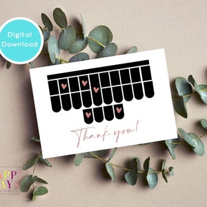 Printable Court Reporter Thank You Card Instant Download 4x6 - Etsy