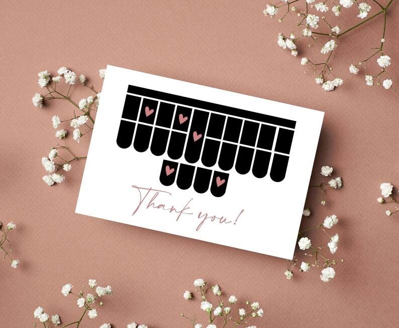 Printable Court Reporter Thank You Card Instant Download 4x6 - Etsy
