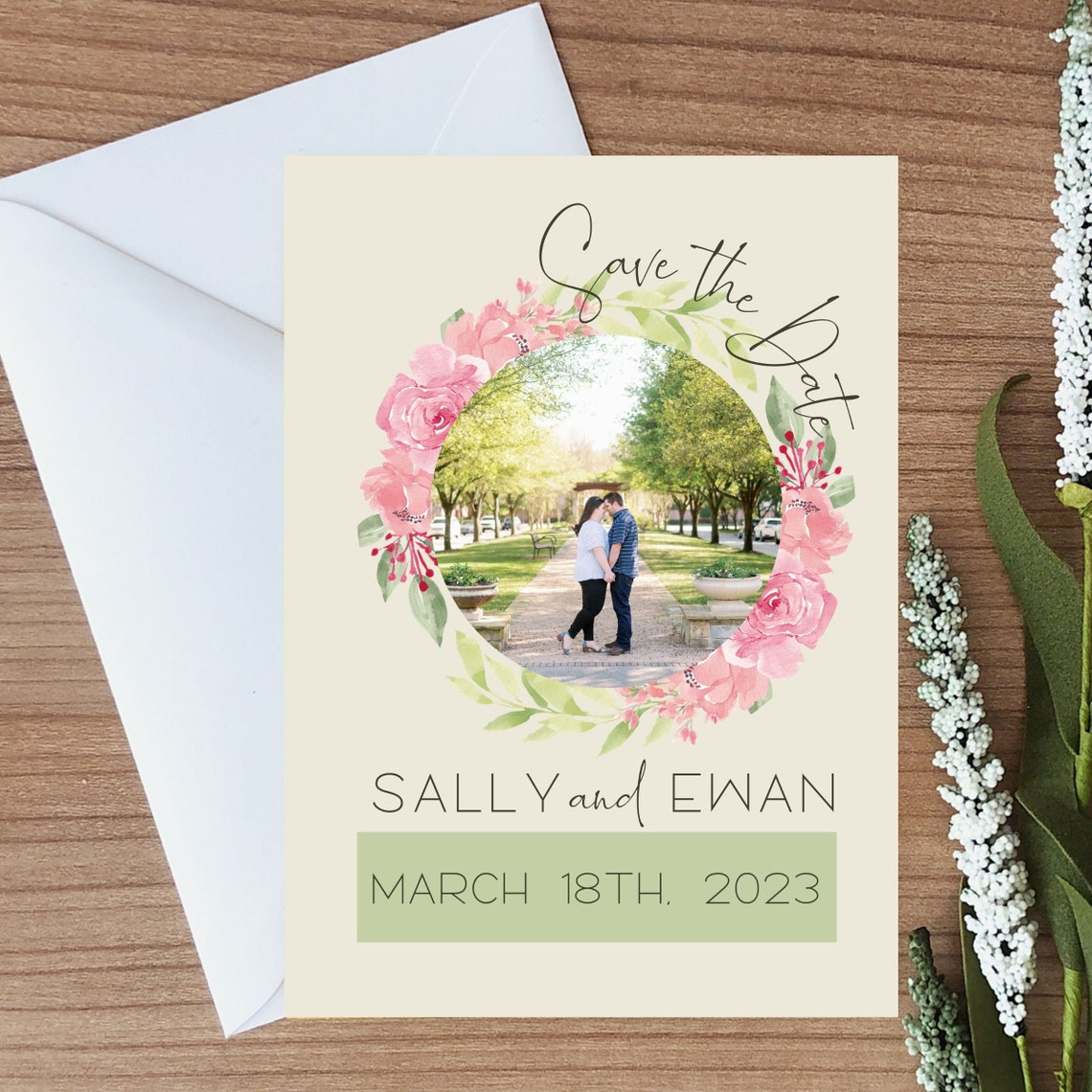 Editable Save the Date Wedding Instant Download Template - Etsy