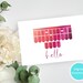 Printable Court Reporter Greeting Card, Instant Download 4x6 Inch Hello ...