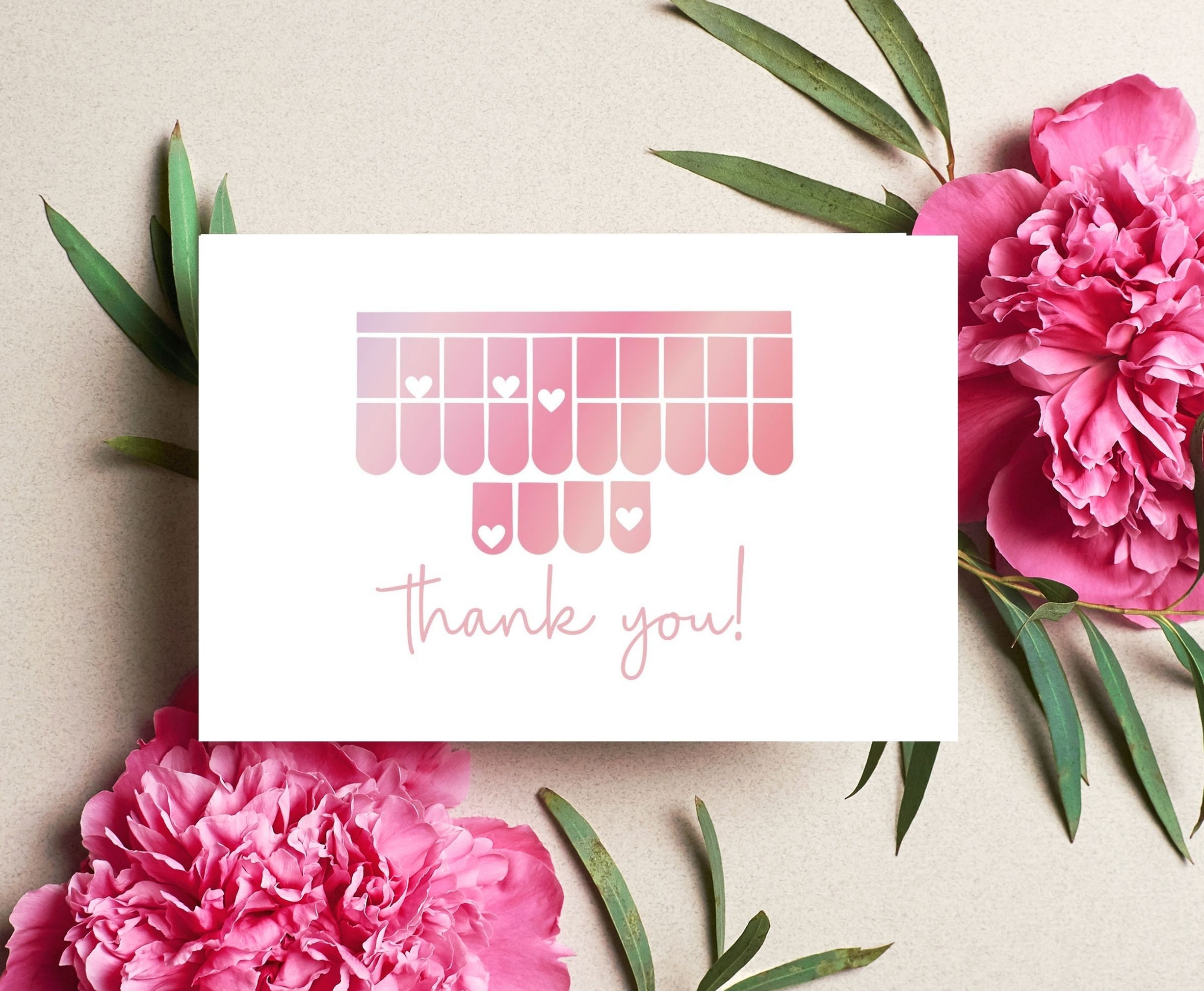 Tarjetas de agradecimiento imprimibles para taquígrafos - Etsy México