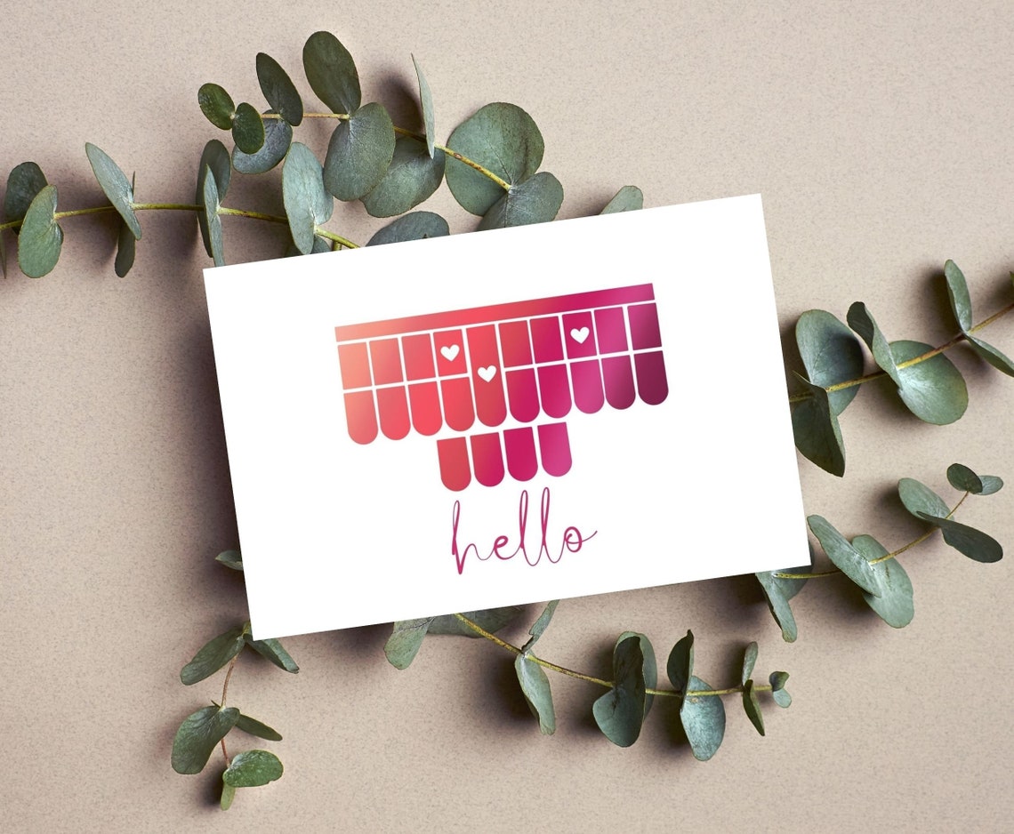 Printable Court Reporter Greeting Card, Instant Download 4x6 Inch Hello ...