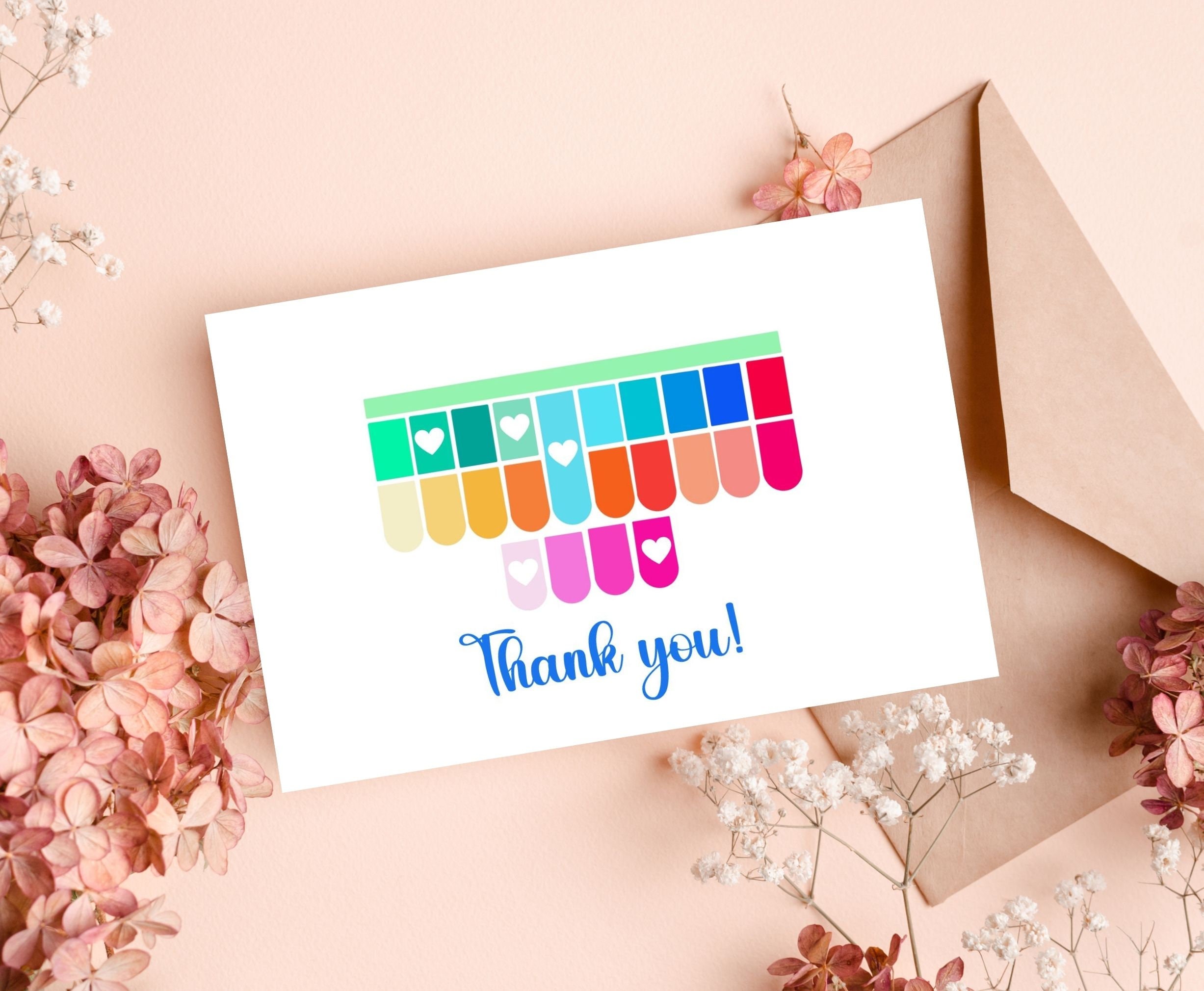 Tarjetas de agradecimiento imprimibles para taquígrafos y taquígrafos judiciales - Etsy México