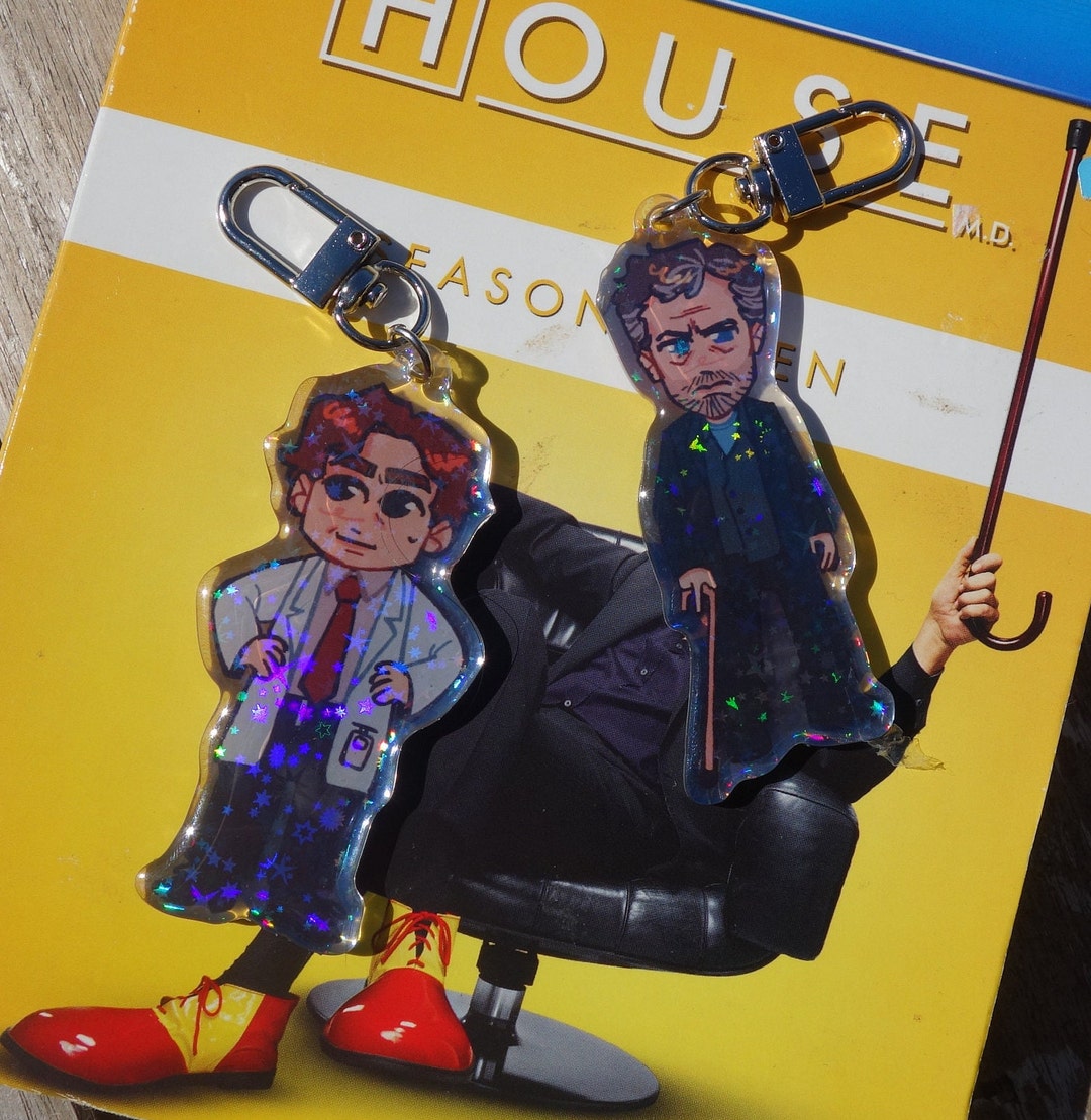 3 Inch House MD Greg House James Wilson Holographic Acrylic Charm ...