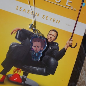 1.5 Inch House MD Glitter Acrylic Charm Keychains - Etsy