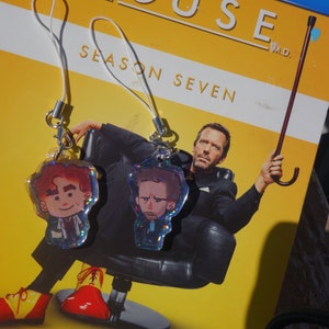1.5 Inch House MD Glitter Acrylic Charm Keychains - Etsy